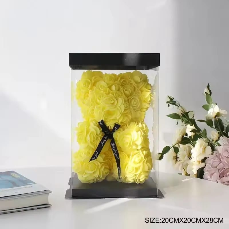 Oso de Rosas Artificiales - Envío gratis - Tienda Valú